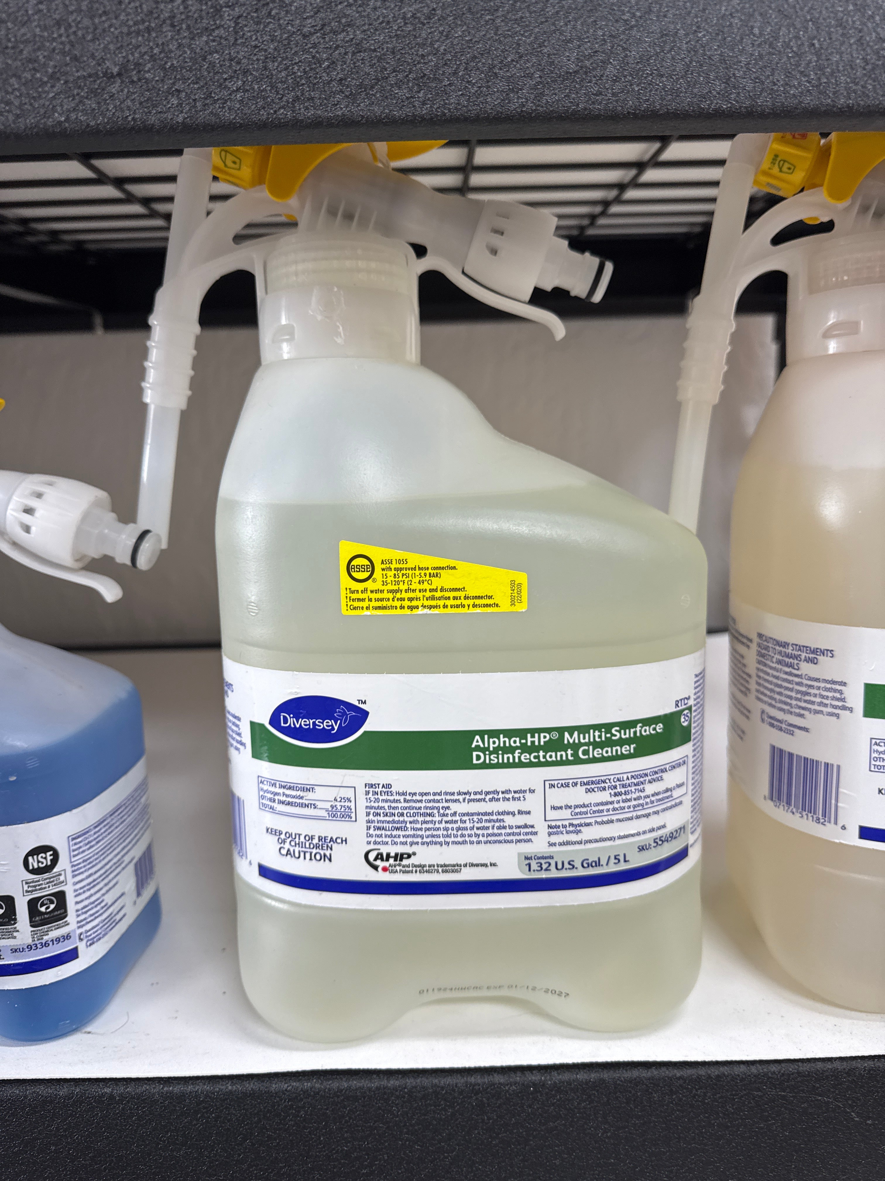 Diversey Alpha-HP Multi-Surface Disinfectant Cleaner – Janitorial Outlet